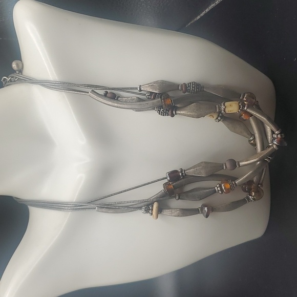 Jewelry | N2725 Sterling Lantern Spacer Native Necklace | Poshmark